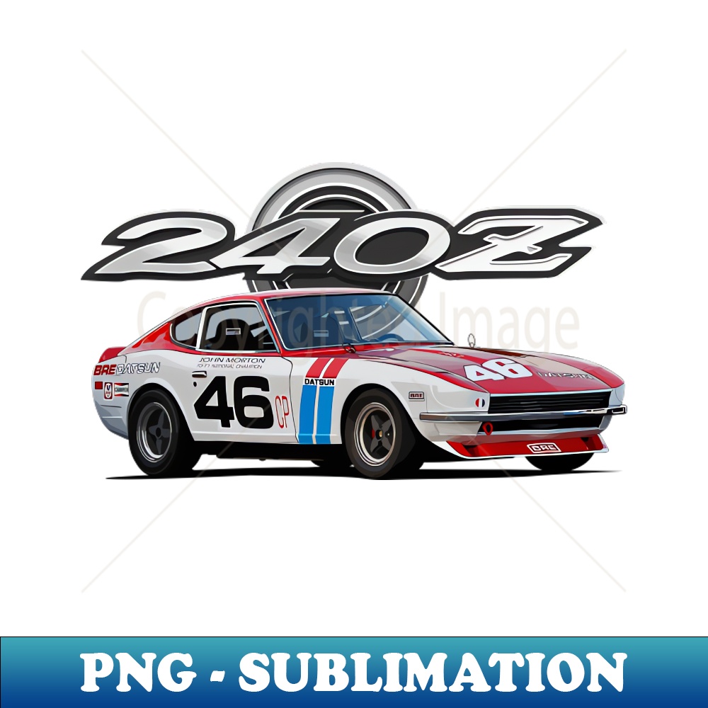 Datsun 240z BRE Racing Champion - Signature Sublimation PNG - Inspire ...