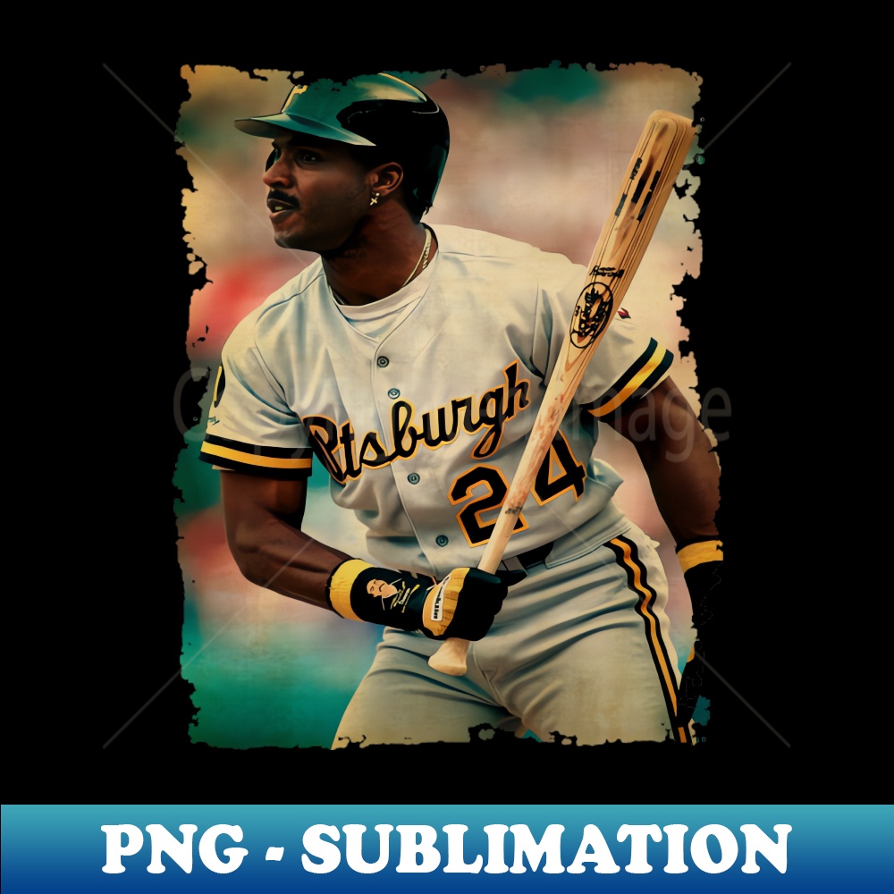 Barry Bonds in Pittsburgh Pirates Old Photo Vintage - PNG Tr | Inspire ...