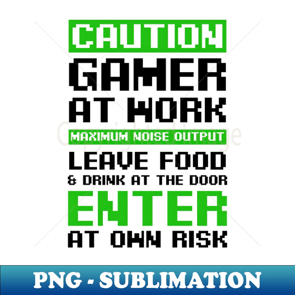 Dad Gamer Squad Shirt Caution Gamer At Work - High-Quality | Inspire Uplift