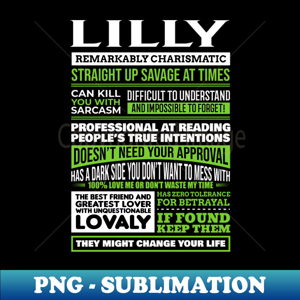 Lilly - Unique Sublimation PNG Download - Stunning Sublimati | Inspire ...