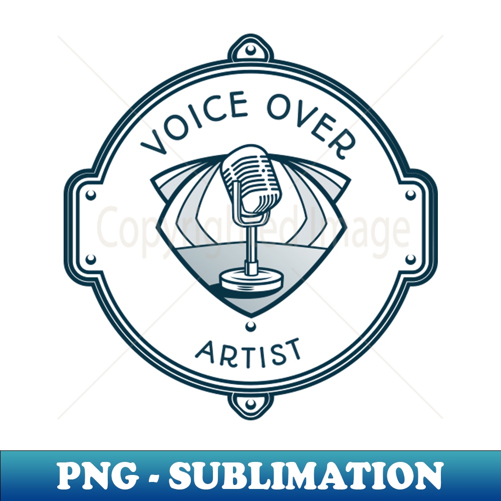 voice over artist - plaque design - PNG Sublimation Digital | Inspire ...