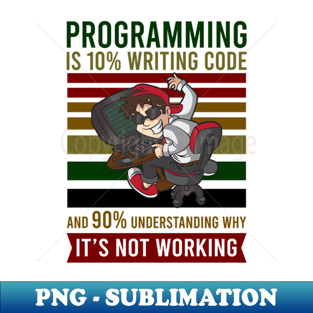 Computer Programming Shirt 10 Writing Code - PNG Transparen | Inspire Uplift