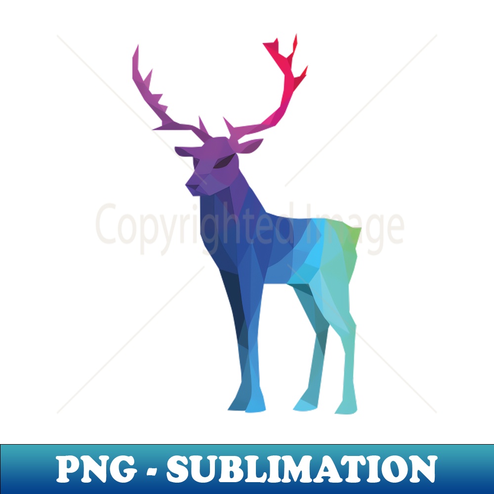 Colorful Reindeer - Signature Sublimation PNG File - Stunnin | Inspire ...