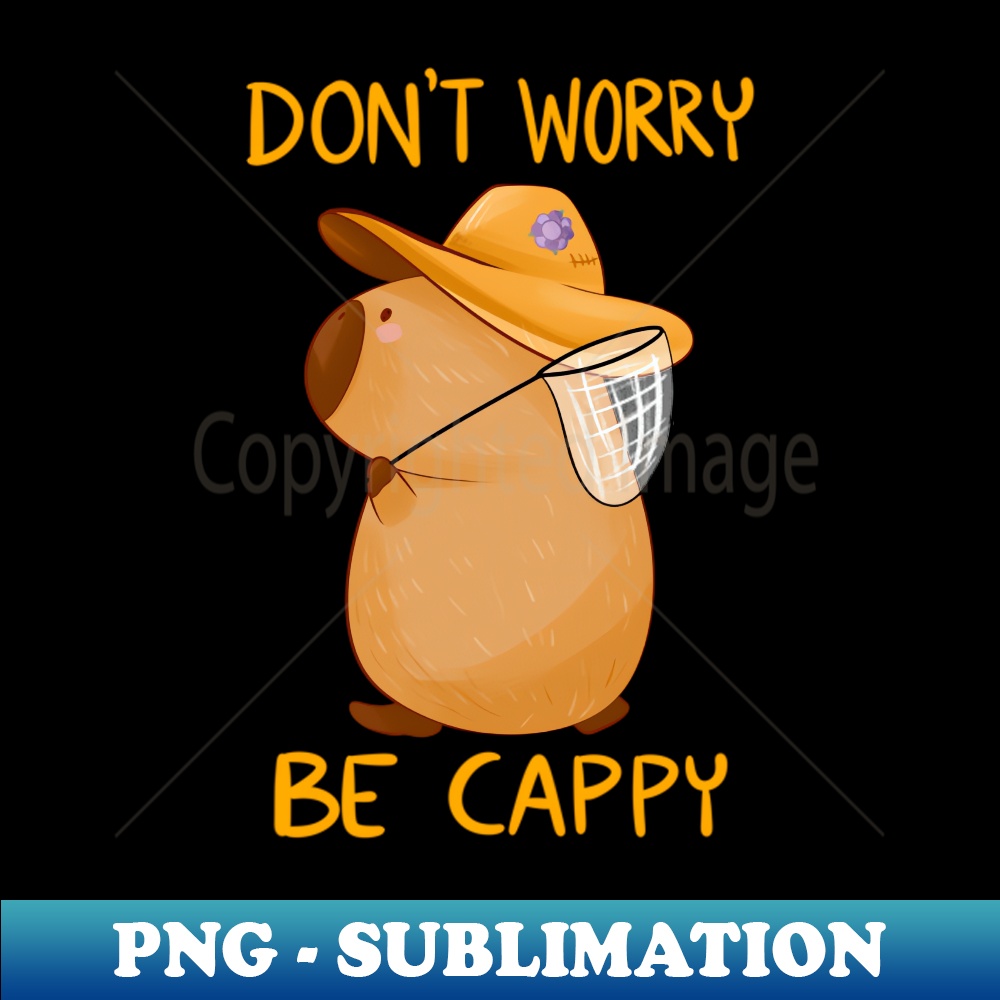 Dont worry be Cappy - Aesthetic Sublimation Digital File - I | Inspire ...