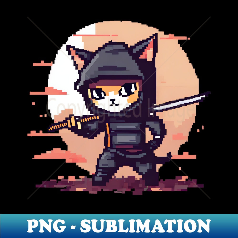 Cat ninja - Professional Sublimation Digital Download - Add | Inspire ...