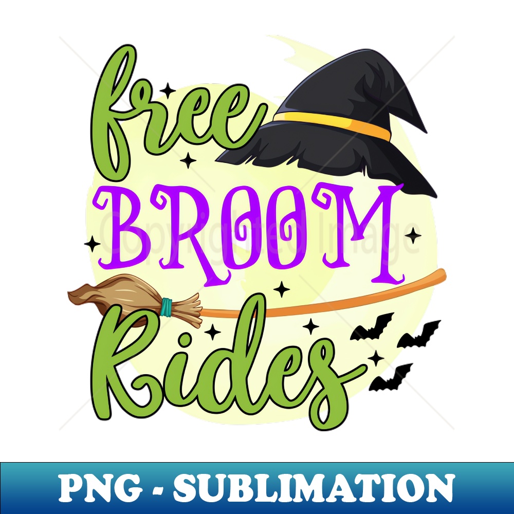 Free Broom Rides - Artistic Sublimation Digital File - Boost | Inspire ...