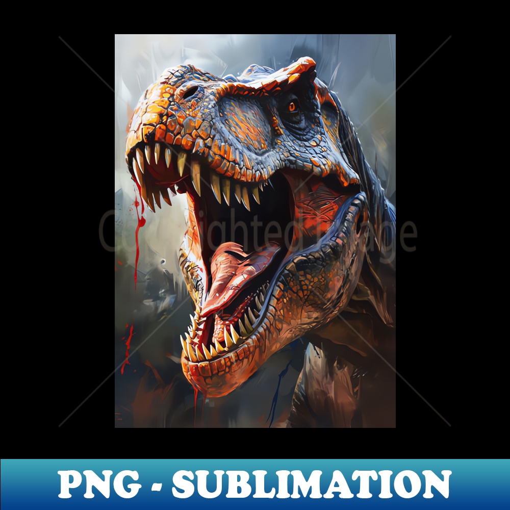 t rex dino tyrannosaurus - Exclusive Sublimation Digital Fil - Inspire ...