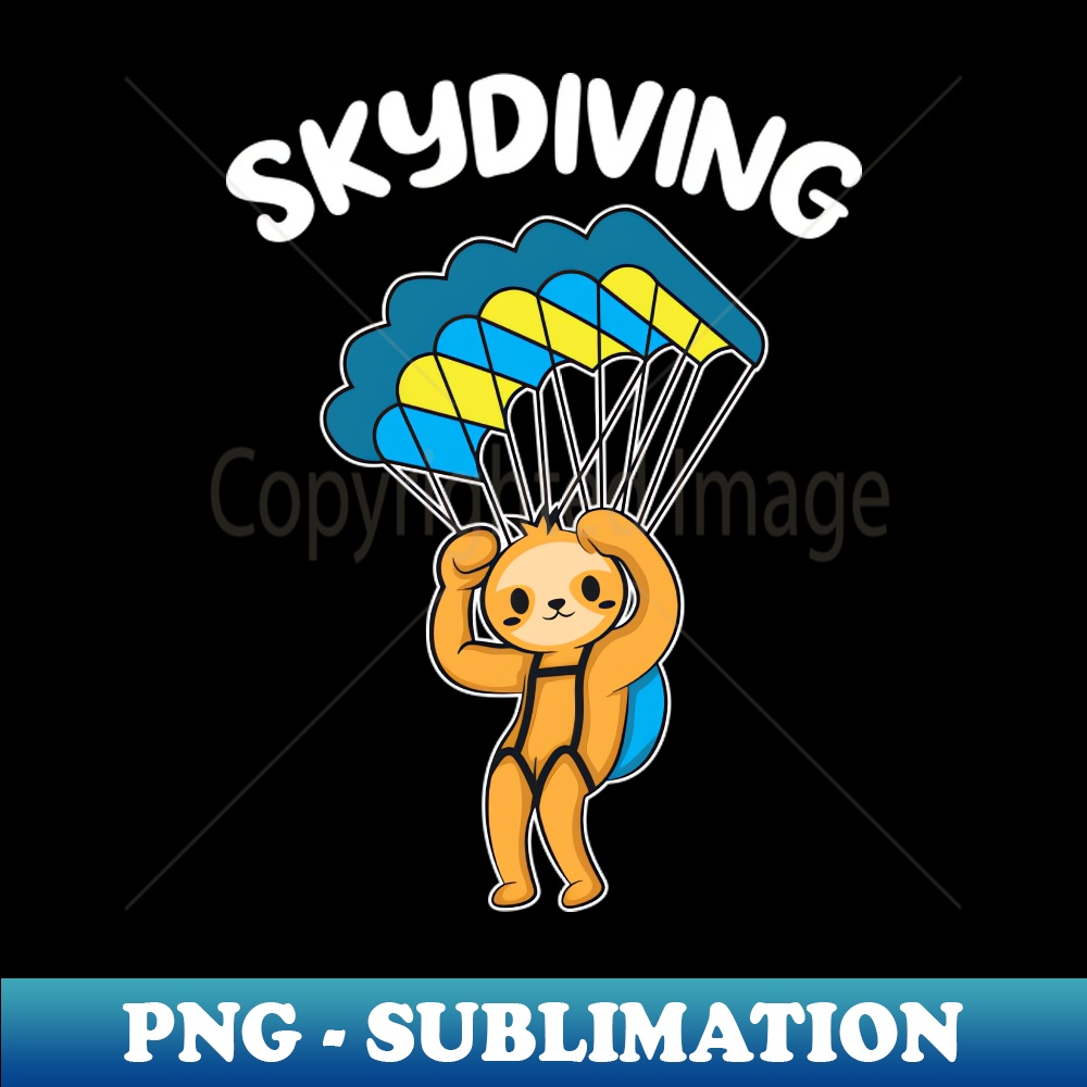 Skydiver Bear Skydiving - Elegant Sublimation PNG Download - | Inspire ...