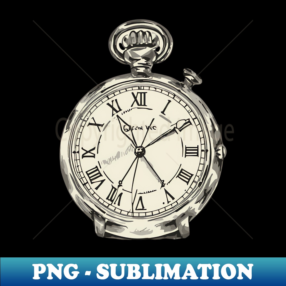 A classic Pocket watch - Modern Sublimation PNG File - Revol | Inspire ...