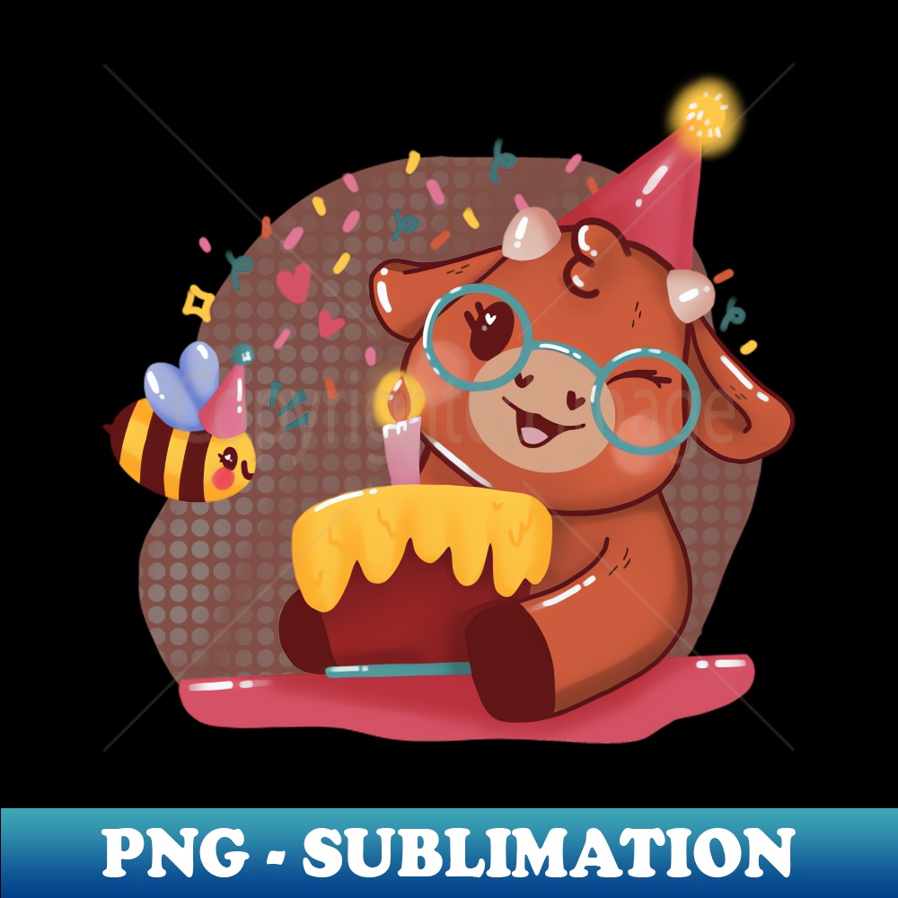 Happy birthday Minou - PNG Transparent Sublimation Design - | Inspire ...