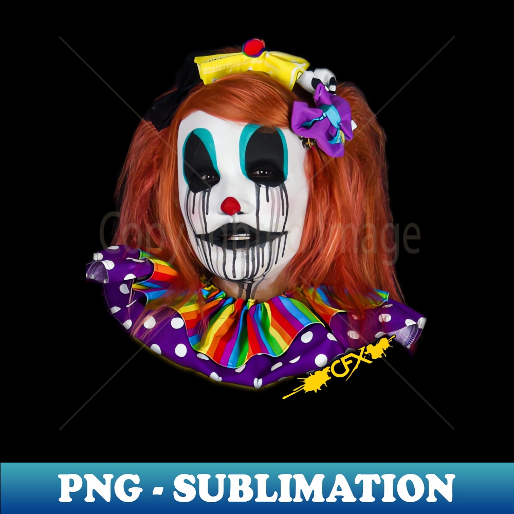Tesazombie the Clown - Red Hair Variant - Digital Sublimatio | Inspire ...