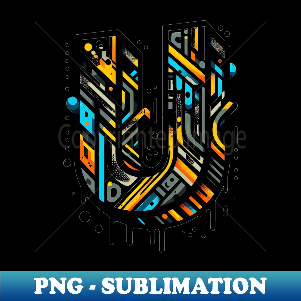 Letter U design graffity style - Signature Sublimation PNG F | Inspire ...