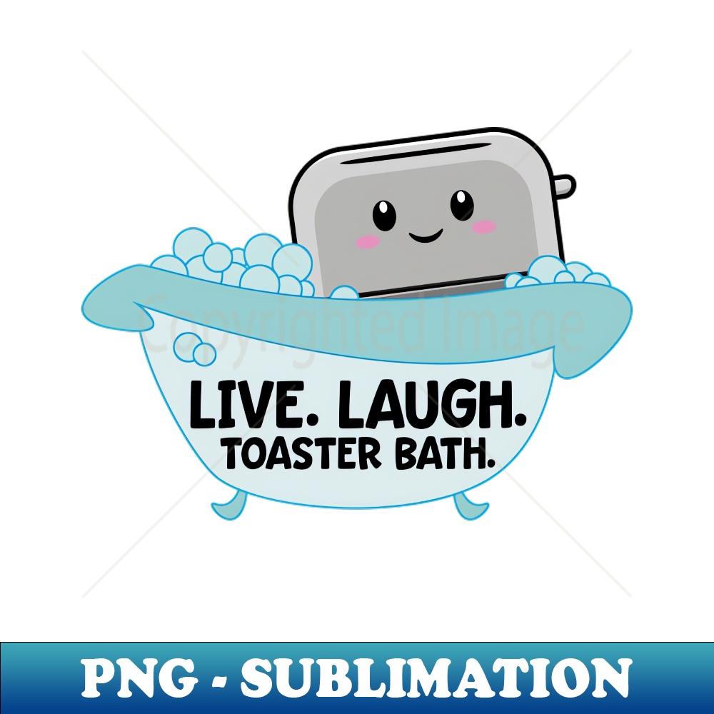 Live laugh toaster bath - Premium Sublimation Digital Downlo | Inspire ...