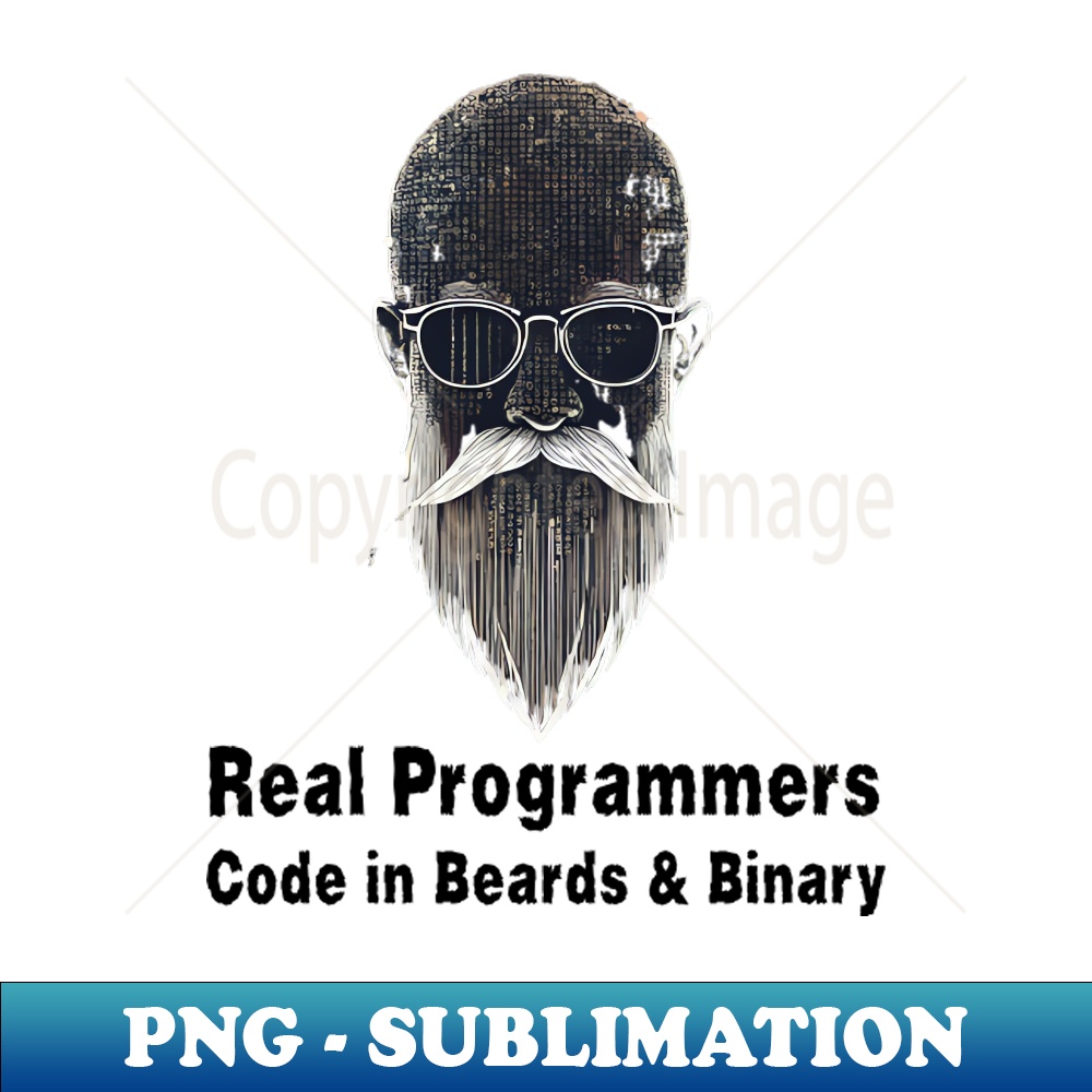 Beard Binary Code The Signature Style of Real Programmers - | Inspire Uplift