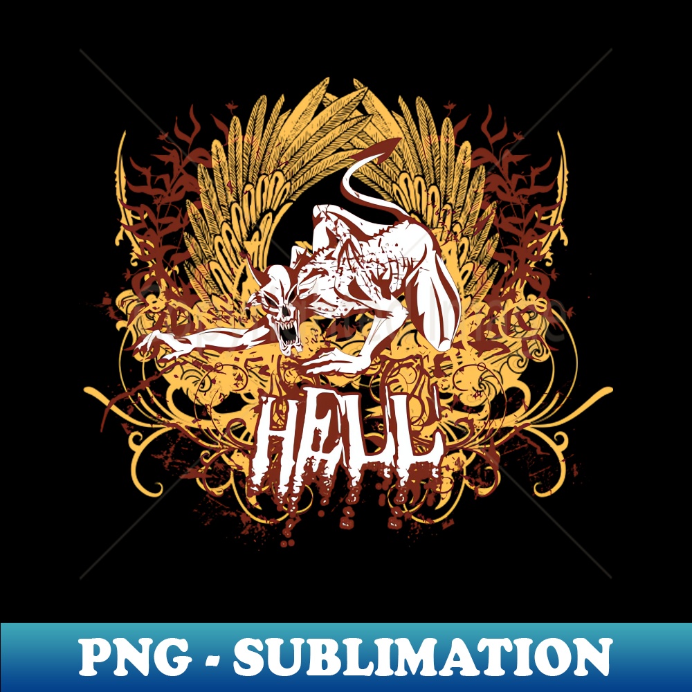 Hellhound - PNG Transparent Digital Download File for Sublim | Inspire ...