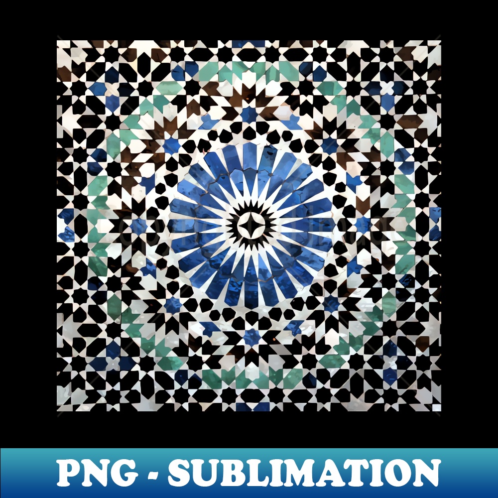 Moroccan Tile Pattern - PNG Transparent Digital Download Fil | Inspire ...