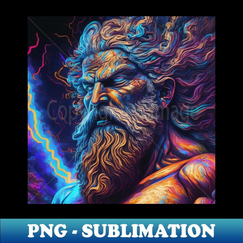 Zeus - Greek god mythology - PNG Transparent Sublimation Fil | Inspire ...