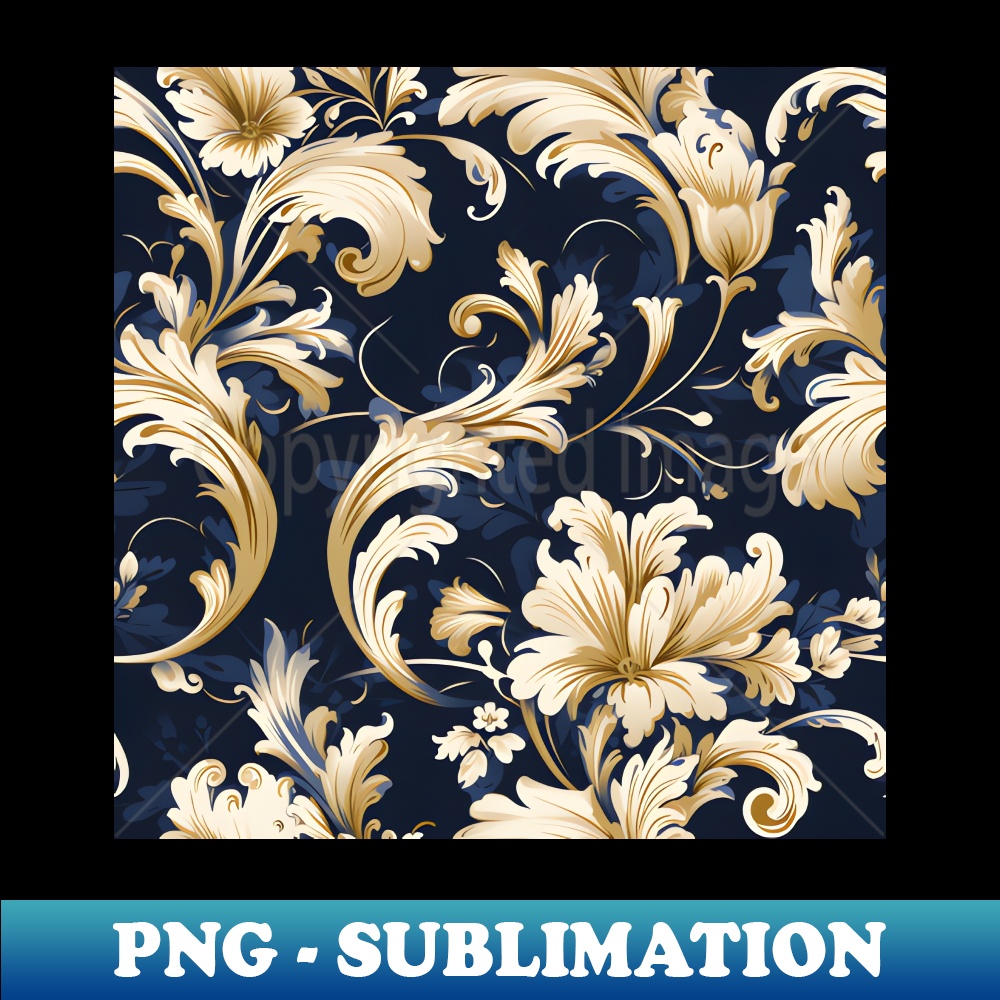 Elegant Baroque and Damask Decor Vintage Ornate Seamless Pat | Inspire ...
