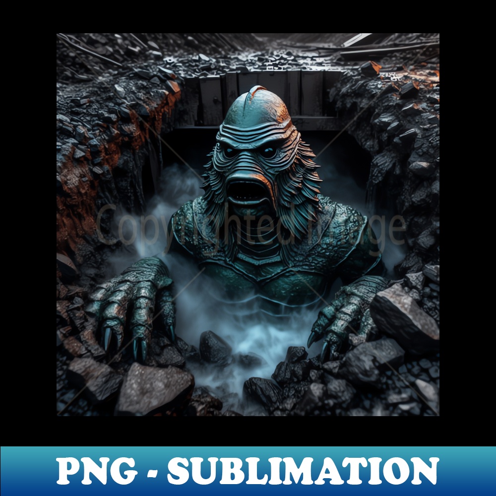 Creature in the Coal Mine - Aesthetic Sublimation Digital Fi | Inspire ...