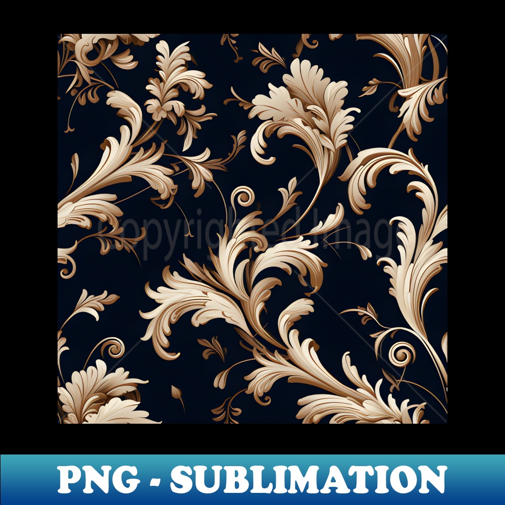 Elegant Baroque and Damask Decor Vintage Ornate Seamless Pat | Inspire ...