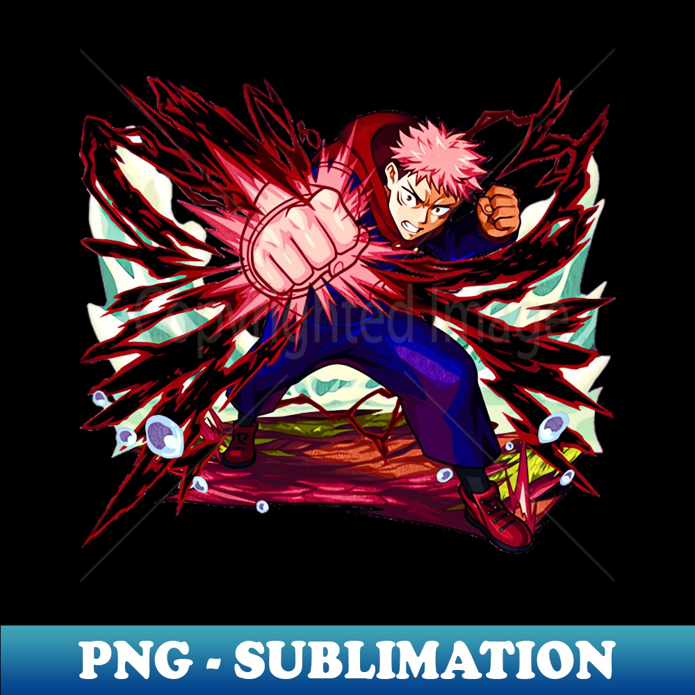 Yuji Itadori - Jujutsu Kaisen - PNG Transparent Sublimation | Inspire ...