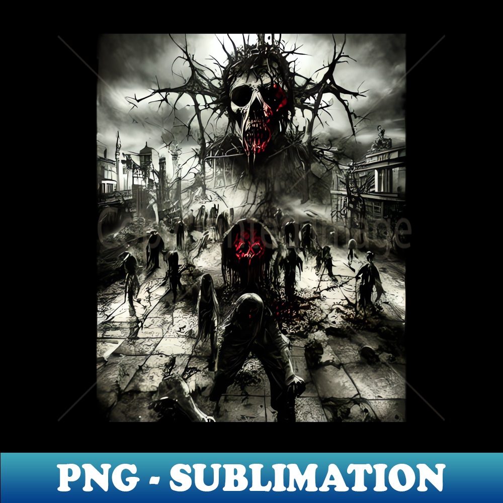 Zombie Apocalypse Dark Art Evil Zombies - Aesthetic Sublimat | Inspire ...