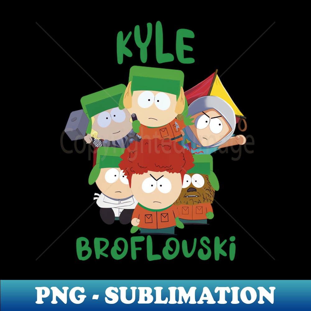 Kyle Broflovski South Park - Aesthetic Sublimation Digital F | Inspire ...