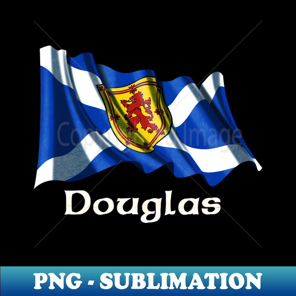 Douglas Clan Scottish Flag - Digital Sublimation Download Fi | Inspire ...