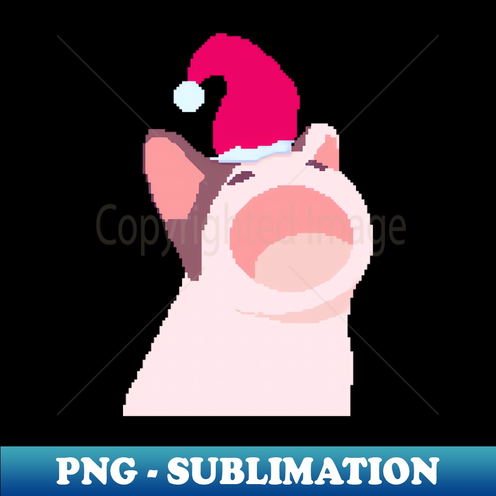 Funny Pop Cat Meme Pixel art Christmas - Signature Sublimati | Inspire ...
