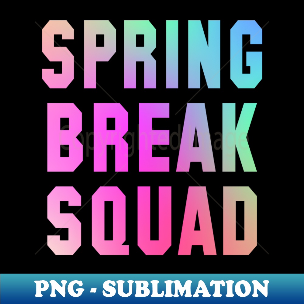 Retro Spring Break Squad 2023 - Aesthetic Sublimation Digita | Inspire ...