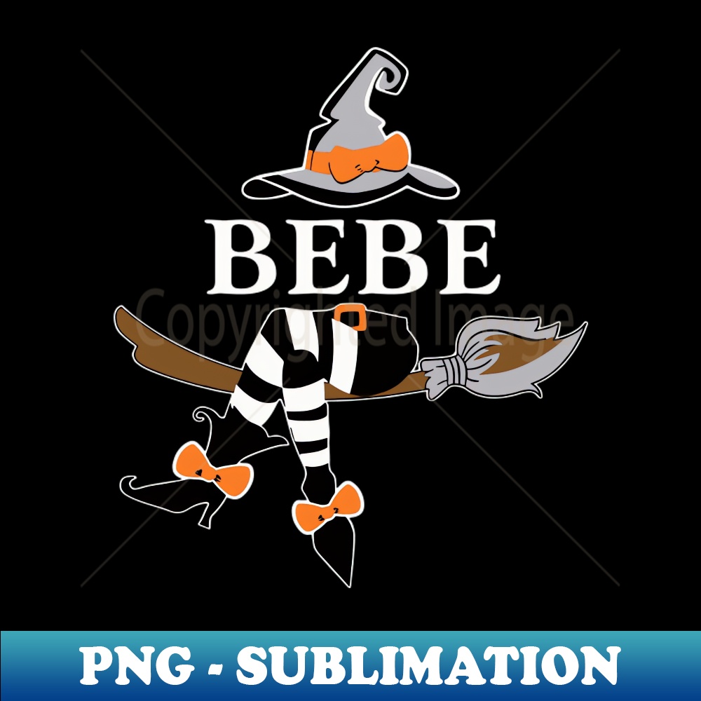 bebe witch halloween - Retro PNG Sublimation Digital Downloa | Inspire ...