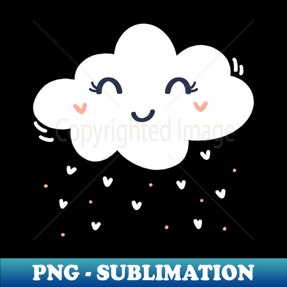 Cutie Cloud - PNG Transparent Sublimation File | Inspire Uplift