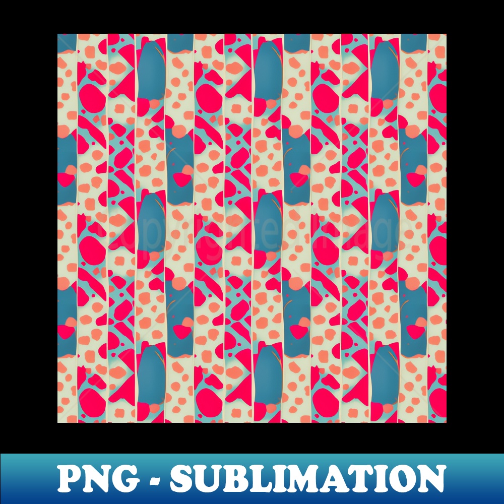 Vintage Pop Culture Pattern - Instant PNG Sublimation Downlo | Inspire ...