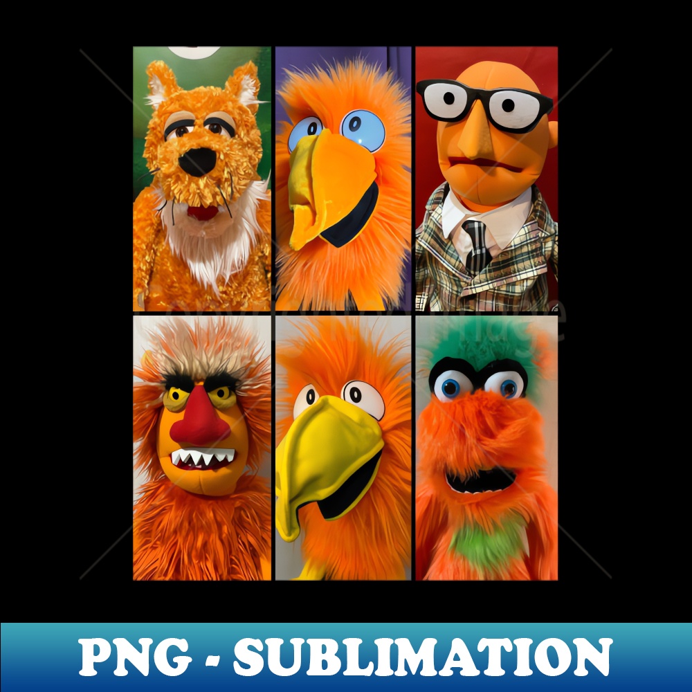 Orange Puppets - Instant PNG Sublimation Download | Inspire Uplift