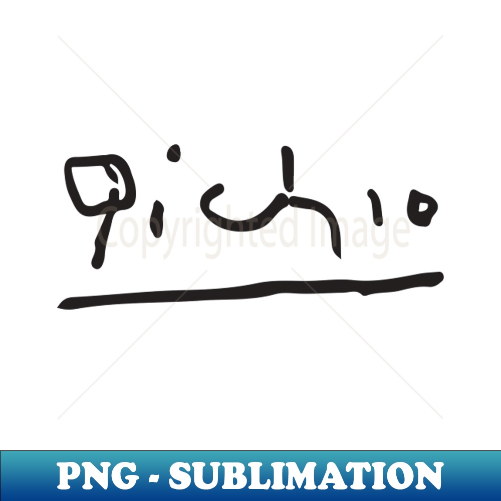 Pablo Picasso Signature - Creative Sublimation PNG Download | Inspire ...