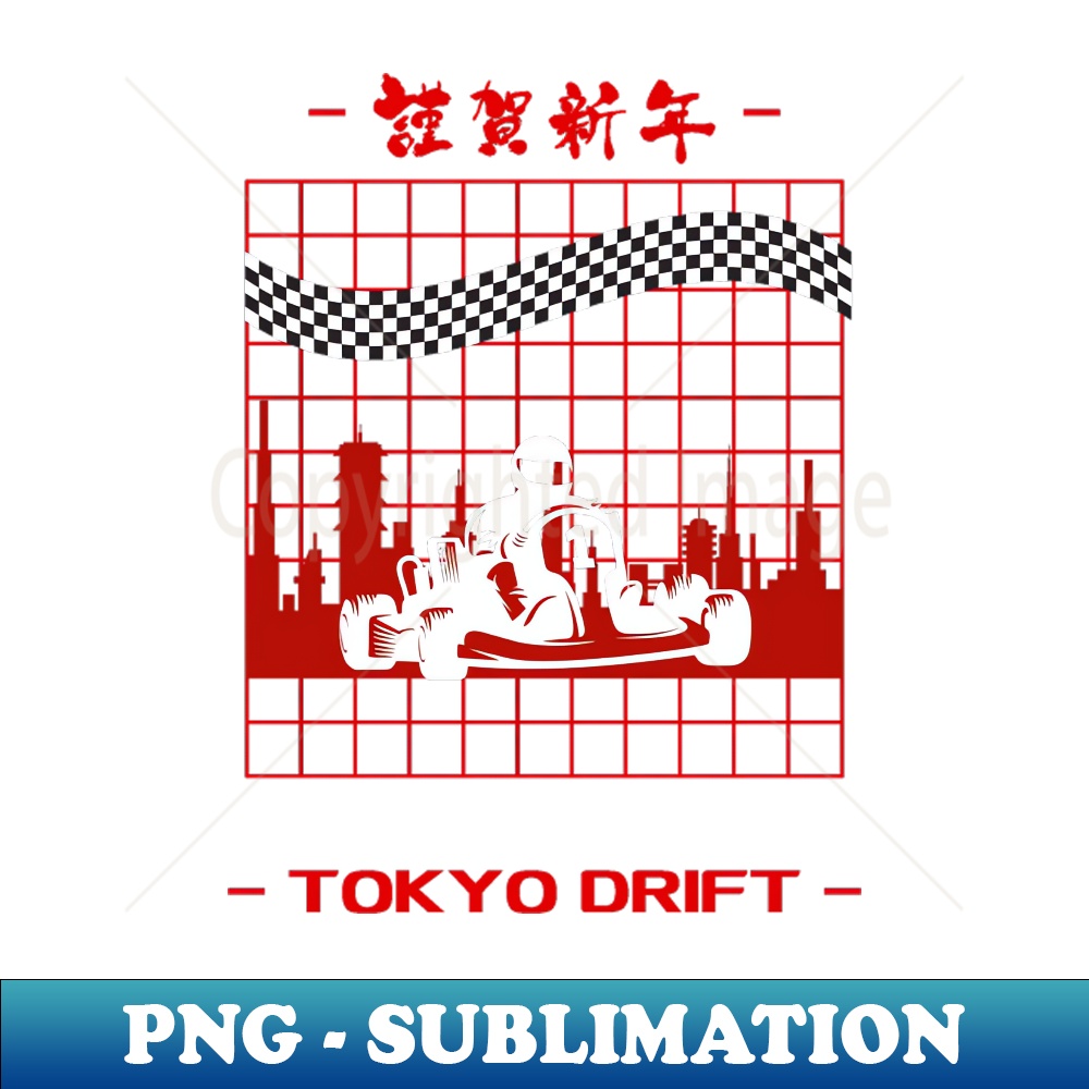 Tokyo Drift Karting Design - Premium Sublimation Digital Dow | Inspire ...