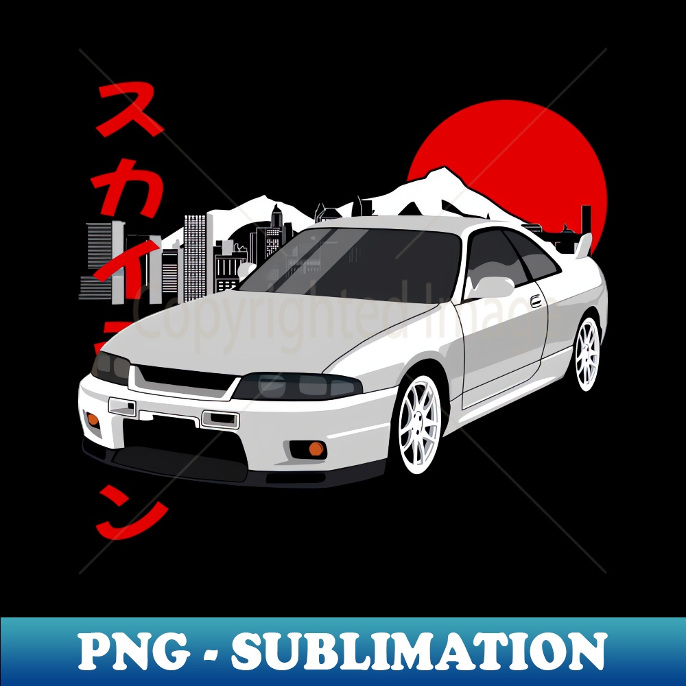 Nissan Skyline GT-R R33 JDM Style - Vintage Sublimation PNG | Inspire ...