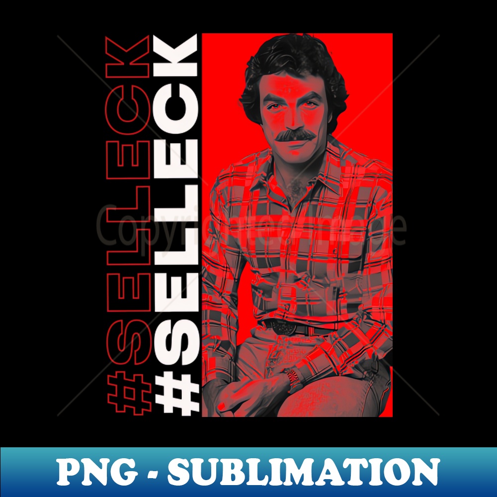 SELLECK RED SPACE - PNG Transparent Sublimation Design | Inspire Uplift