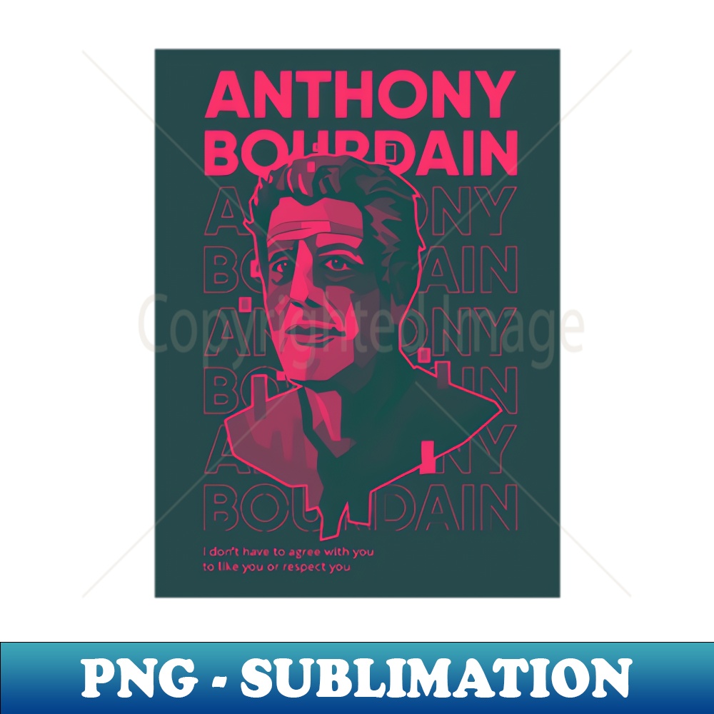 anthony bourdain WPAP pink design - Signature Sublimation PN | Inspire ...