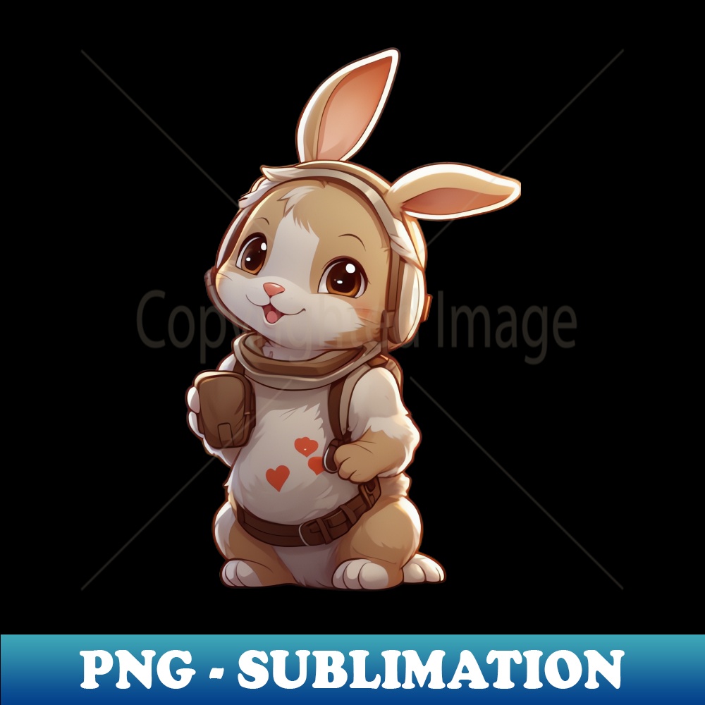 Cocoa Cozy Bunny - Premium Sublimation Digital Download | Inspire Uplift