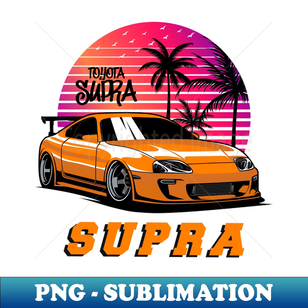 Toyota Supra MK4 - Creative Sublimation PNG Download | Inspire Uplift