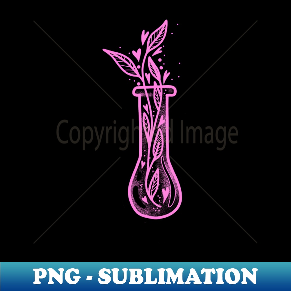 Experiment vile with flowers and hearts potion cute gift - I | Inspire ...