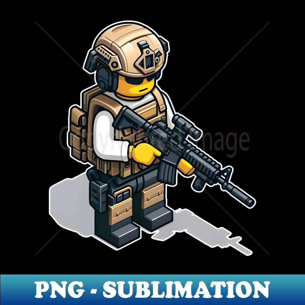 Tactical LEGO - Premium Sublimation Digital Download | Inspire Uplift
