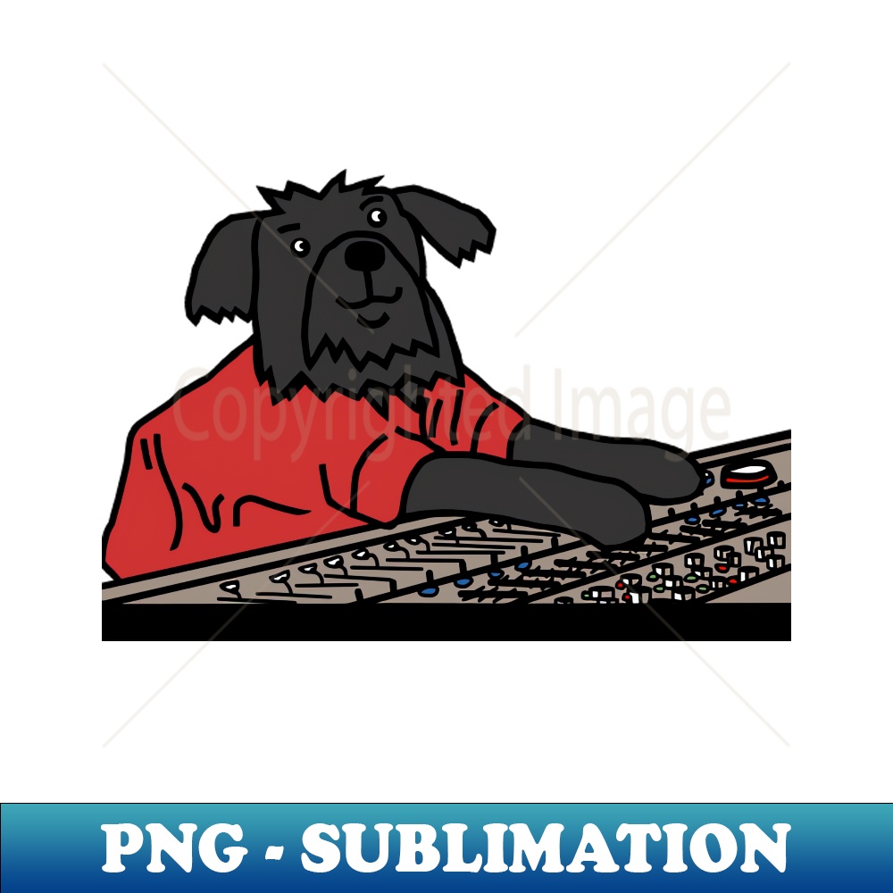 Dog in Control Making Music - PNG Transparent Sublimation Fi | Inspire ...