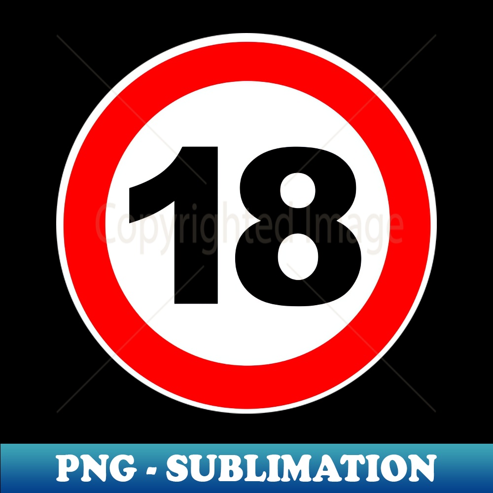 18th Birthday Gift Road Sign Finally Adult - Aesthetic Subli | Inspire ...
