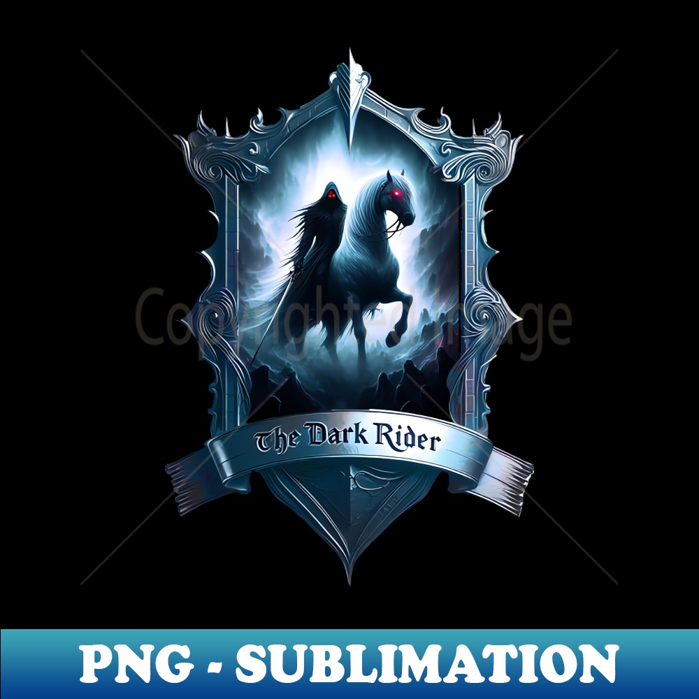 The Dark Rider - Exclusive PNG Sublimation Download | Inspire Uplift
