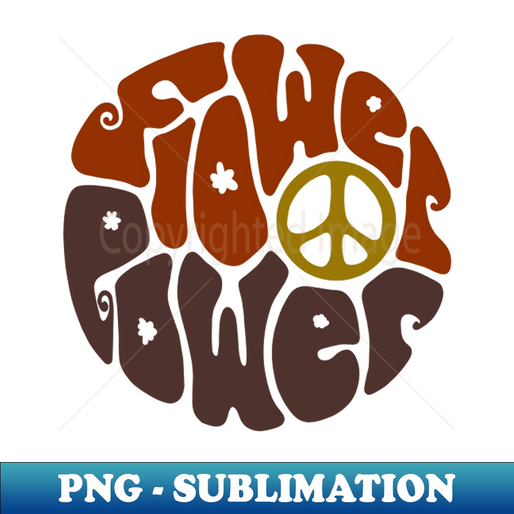 Flower Power Word Art - Professional Sublimation Digital Dow | Inspire ...