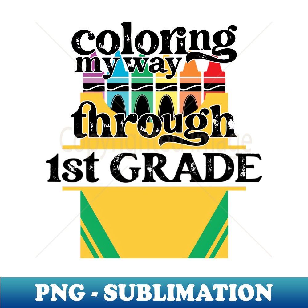 Coloring my way through First Grade - Digital Sublimation Do | Inspire ...