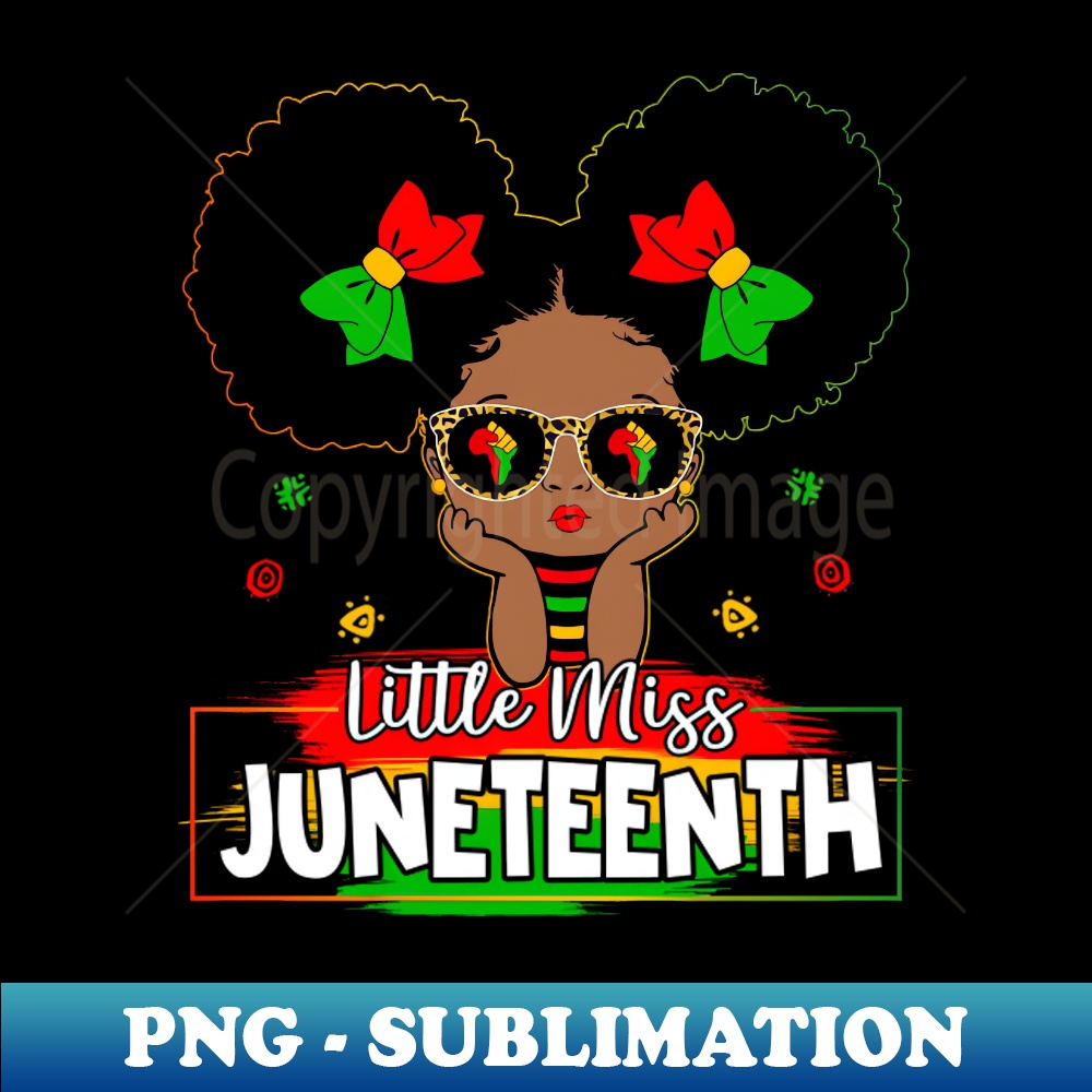 Little Miss Juneteenth Brown Skin Princess Cute Girls Kids - | Inspire ...