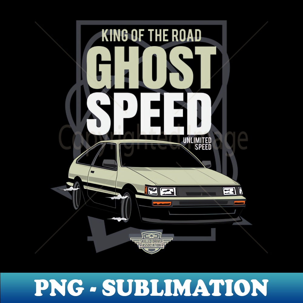 AE86 - King of the Road - PNG Transparent Sublimation File | Inspire Uplift